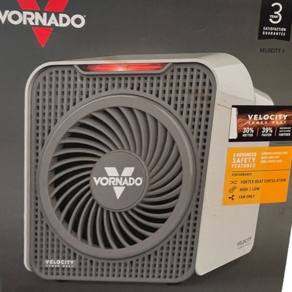 Vornado | Other | Vornado Velocity 3 Whole Room Vortex Heater In Gray ...